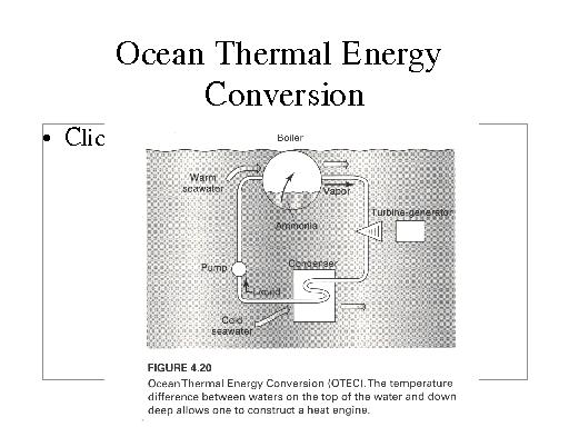 Ocean Thermal Energy Conversion